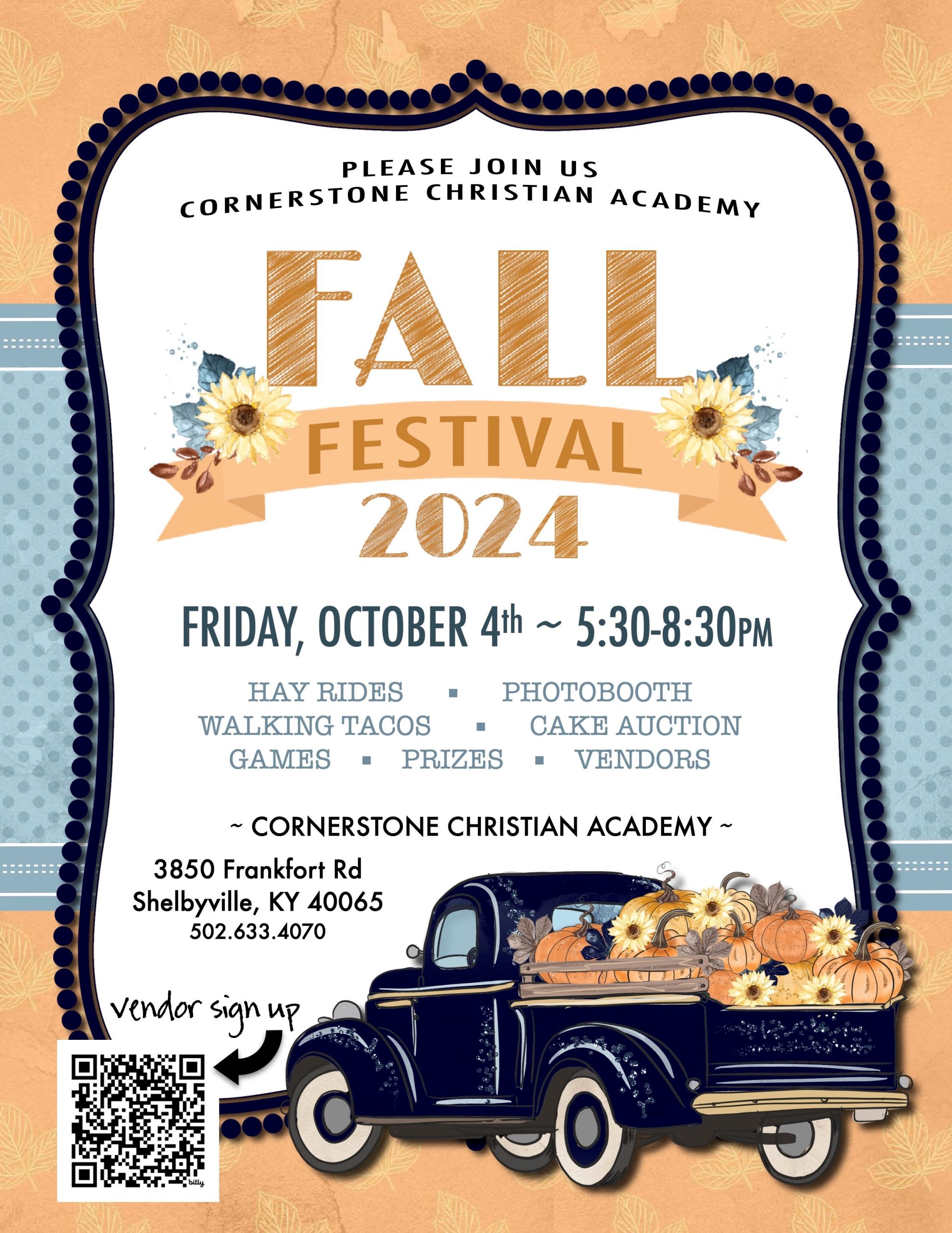 Fall Festival October 4th! - Cornerstone Christian Academy of ...